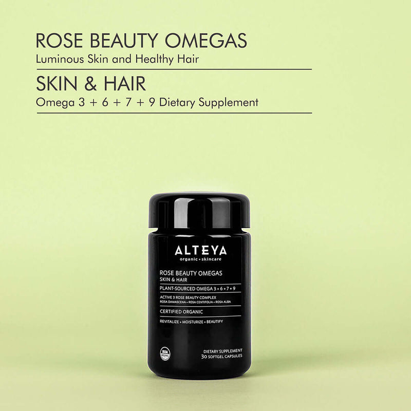 Rose Beauty Omegas Skin & Hair Organic Supplement